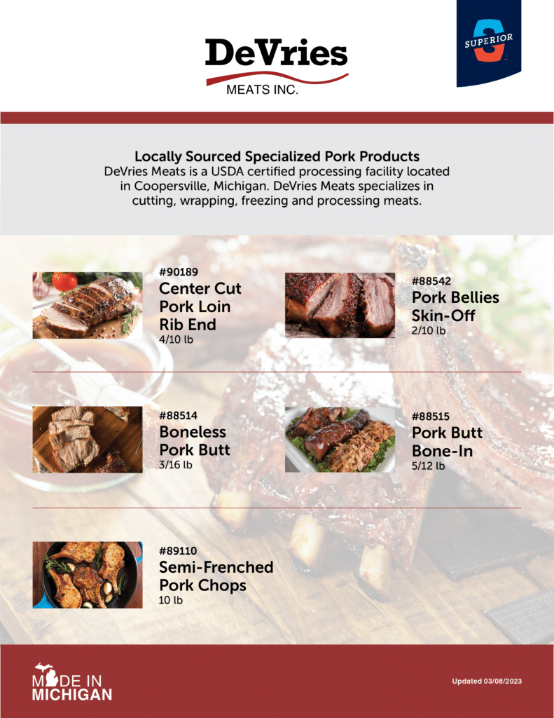 DeVries Meats - Superior Foods Co.