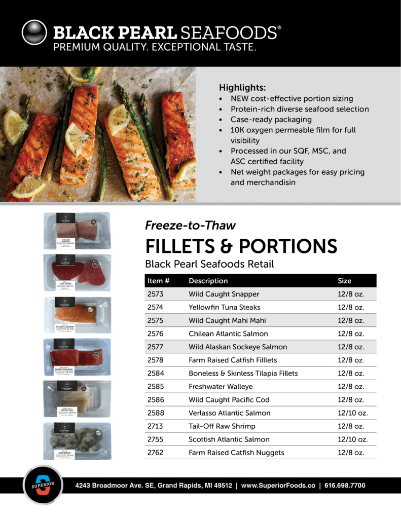 F2T Fillets & Portions - Superior Foods Co.